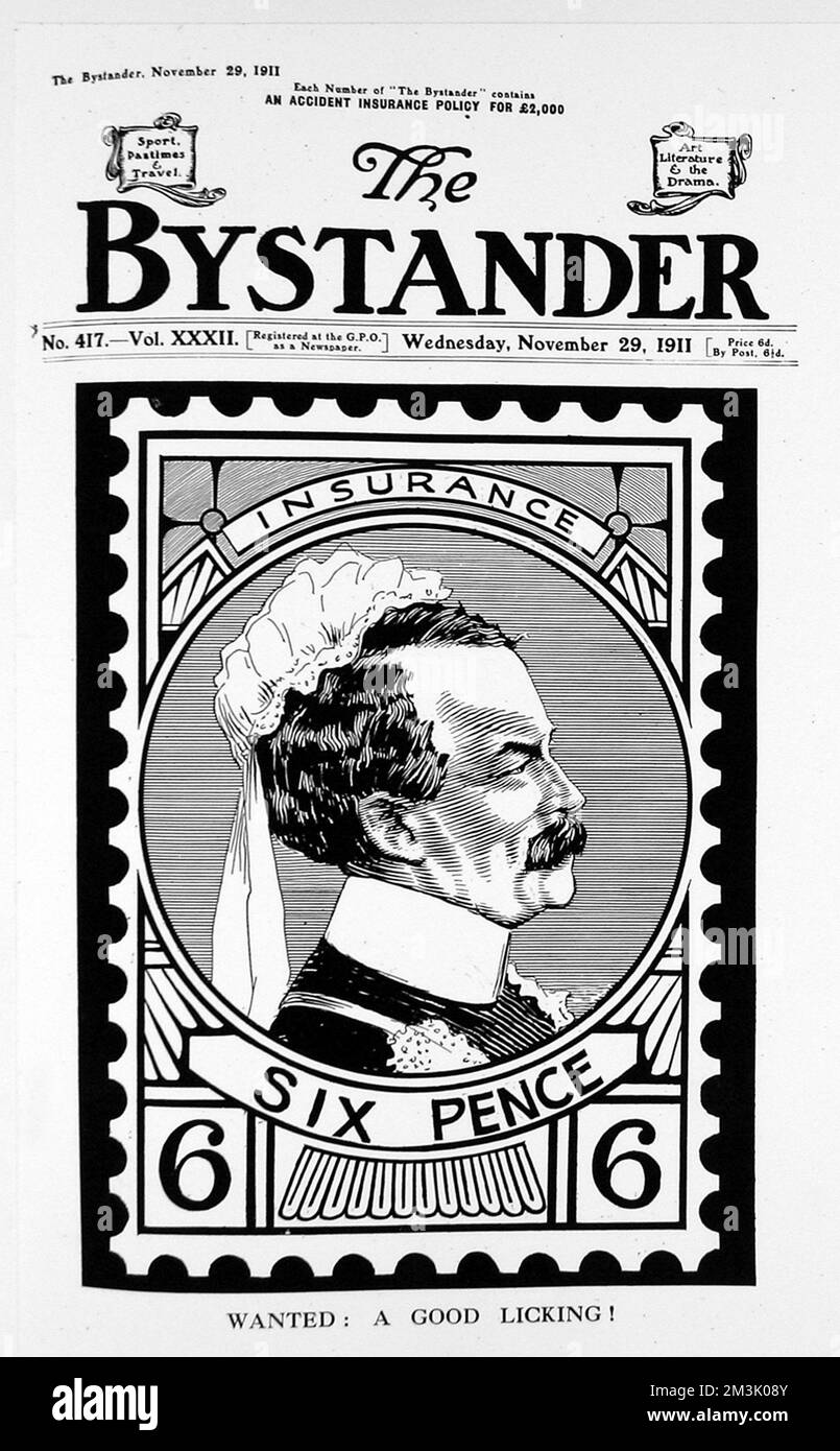 National insurance act Black and White Stock Photos & Images - Alamy