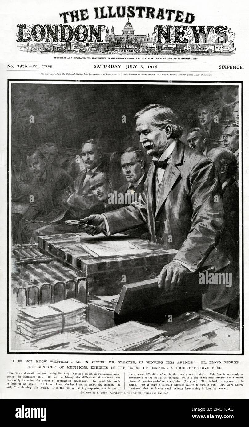 Lloyd george house of commons hi-res stock photography and images - Alamy