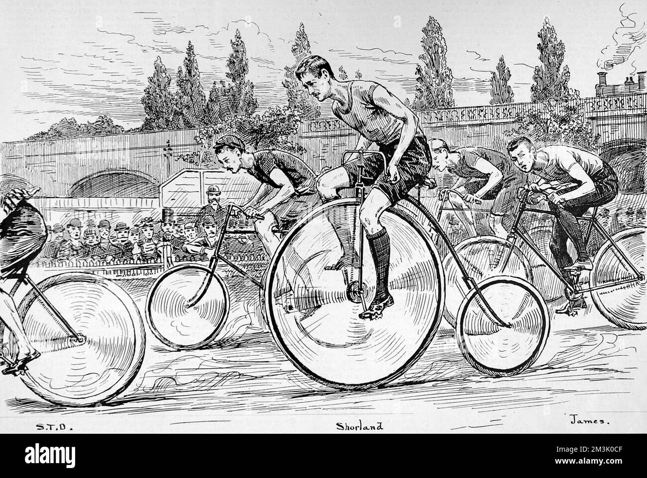Penny farthing bicycle historical hi-res stock photography and images ...