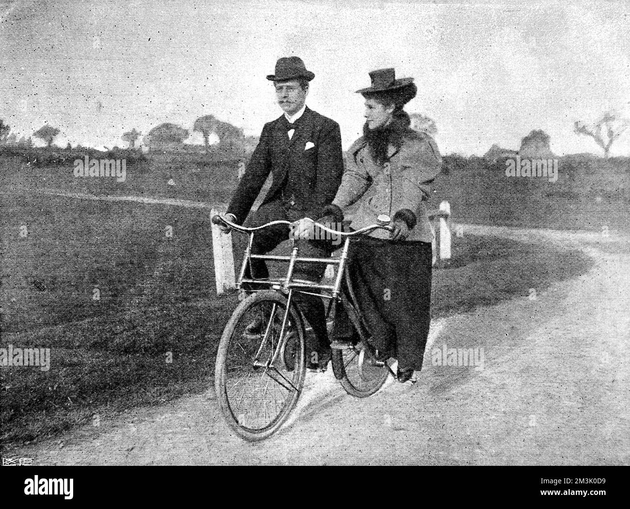 A Rudge-Whitworth Sociable Bicycle 1896 Stock Photo - Alamy