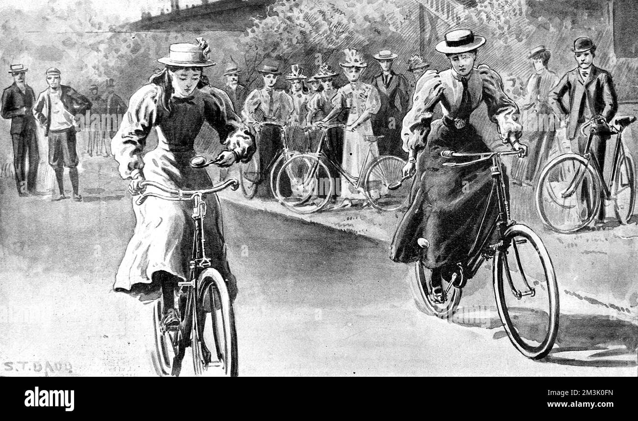 Bicycle Egg and Spoon Race, part of the Bicycle Fete at the Queen's ...