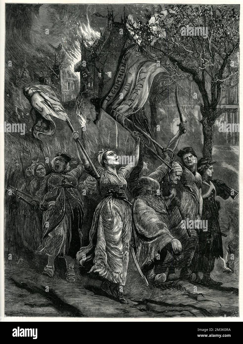 Women Communards of Montmartre; Paris Commune 1871 Stock Photo - Alamy