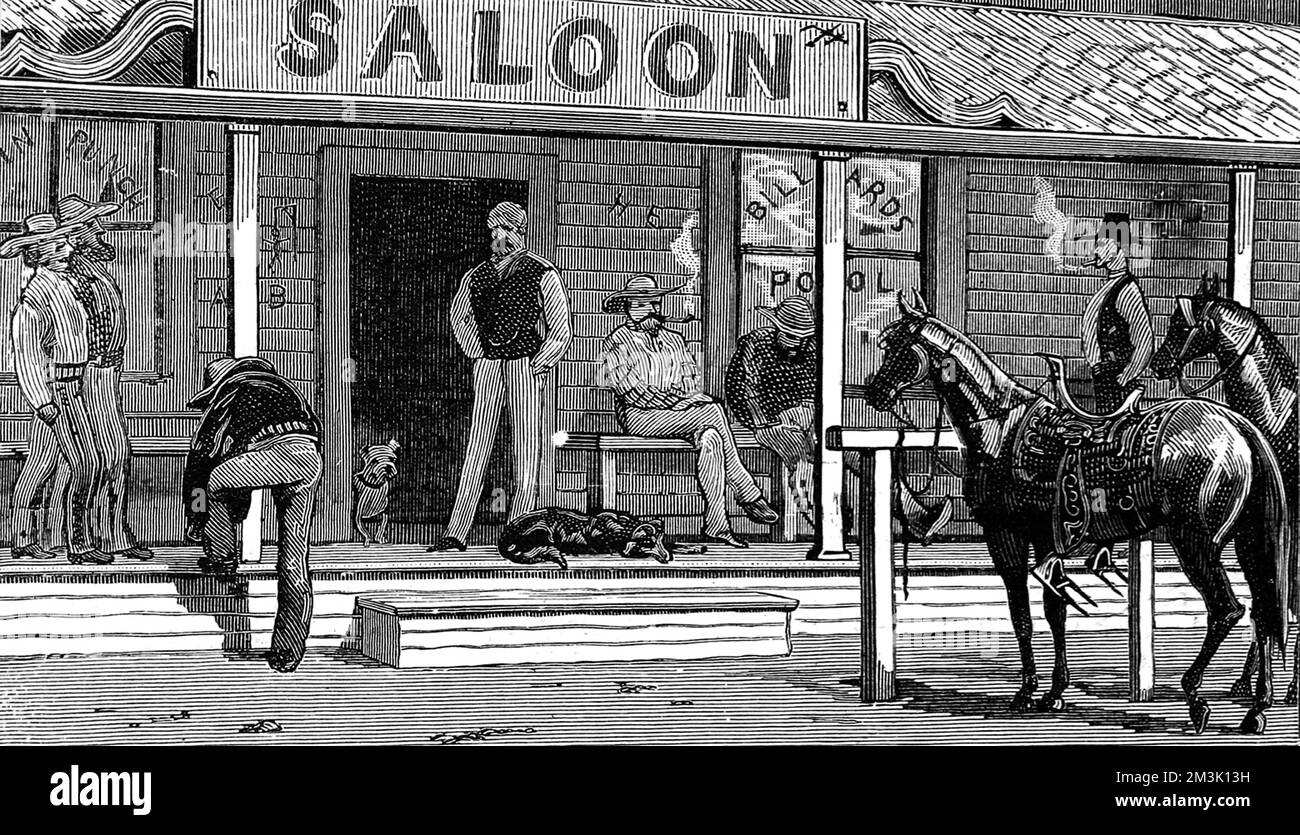 Wild west saloon hi-res stock photography and images - Alamy