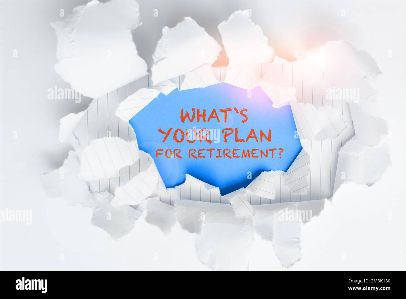 Hand writing sign What's Your Plan For Retirement. Word Written on ...