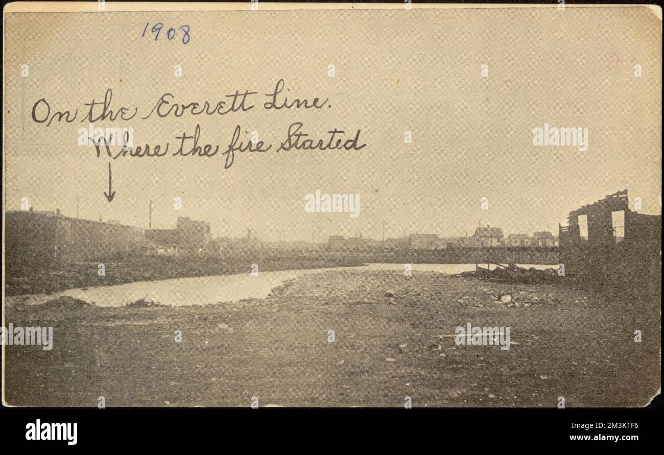 On the Everett line where the fire started , Fires, Ruins, Cities ...
