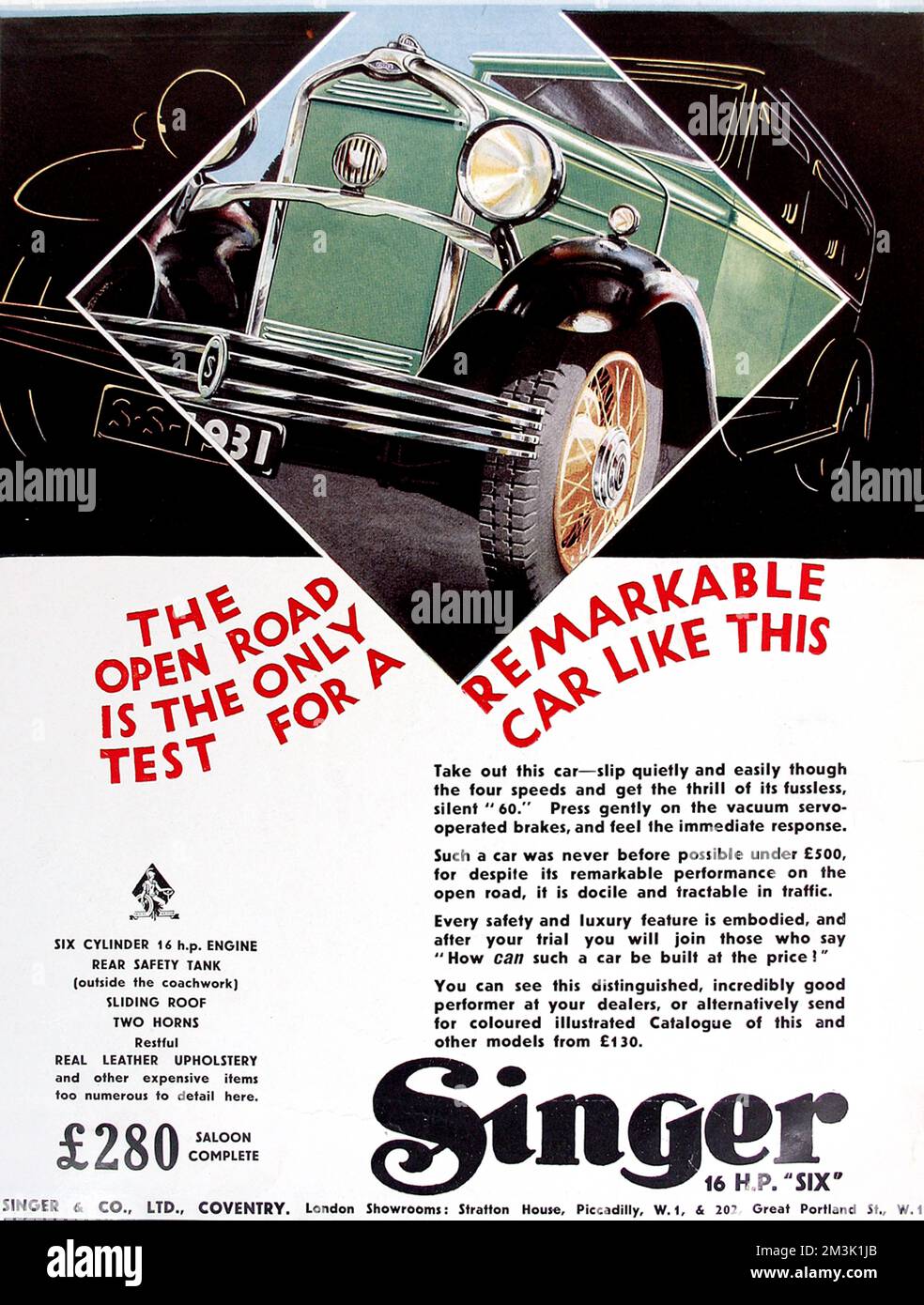 1930s car advertisement hi-res stock photography and images - Alamy