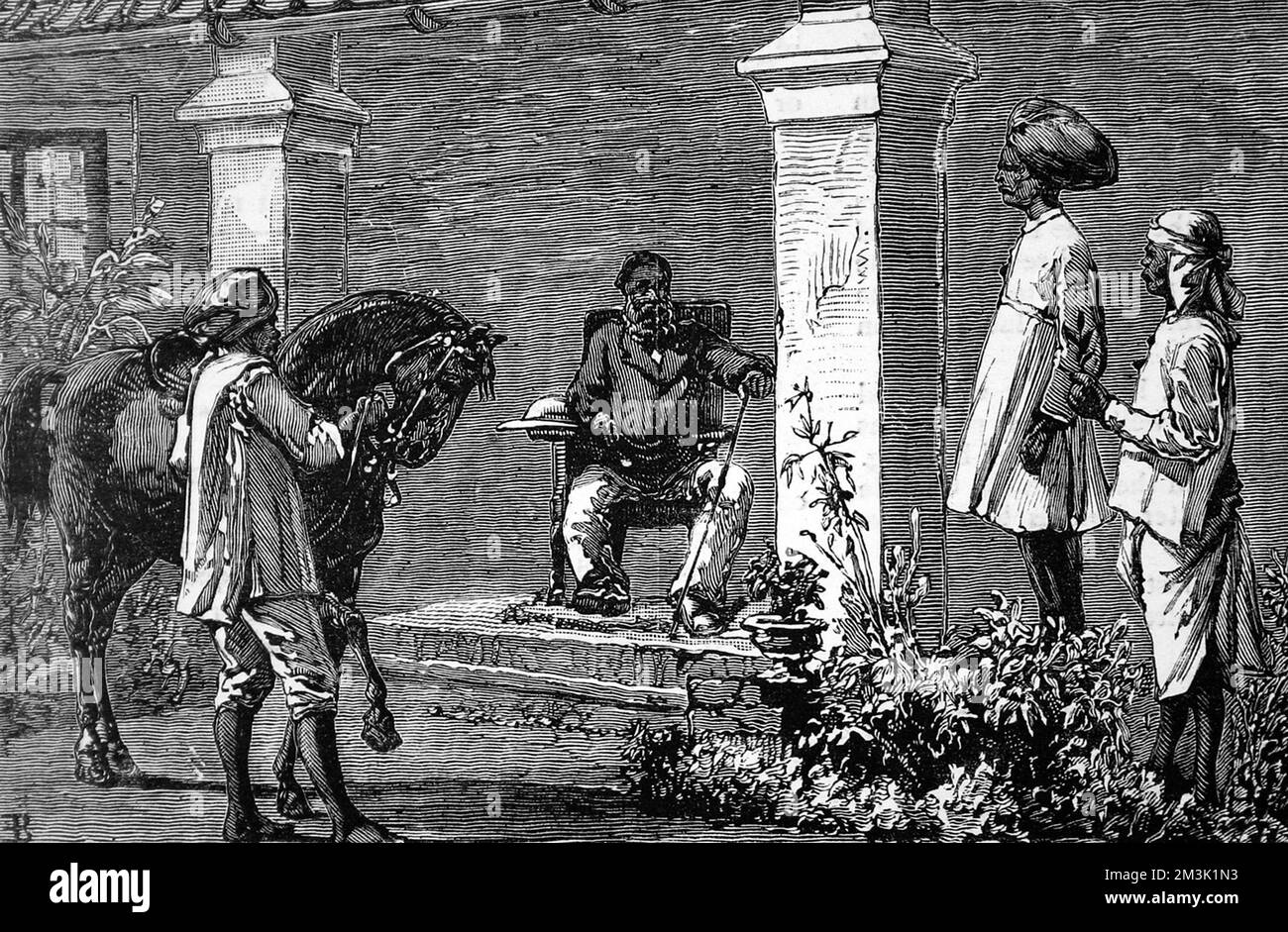 Servant and master Black and White Stock Photos & Images - Alamy
