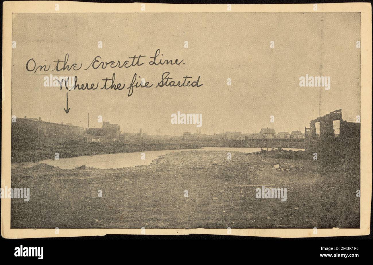 On the Everett line where the fire started , Fires, Ruins, Cities ...