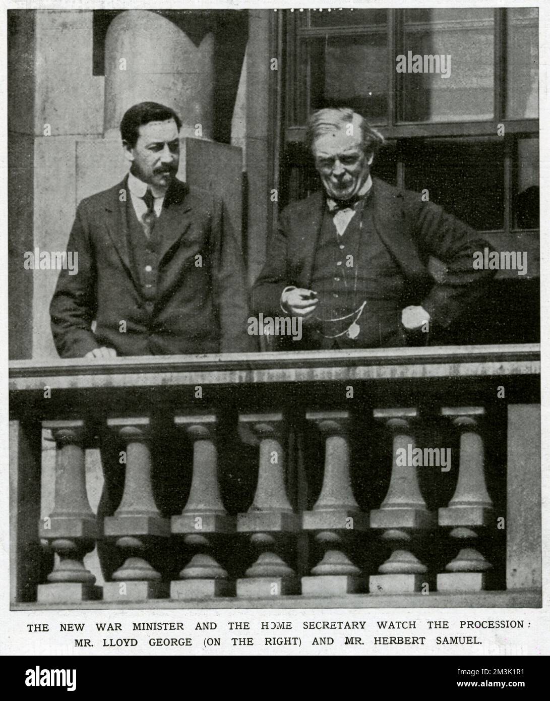 Lloyd George and Herbert Samuel Stock Photo - Alamy