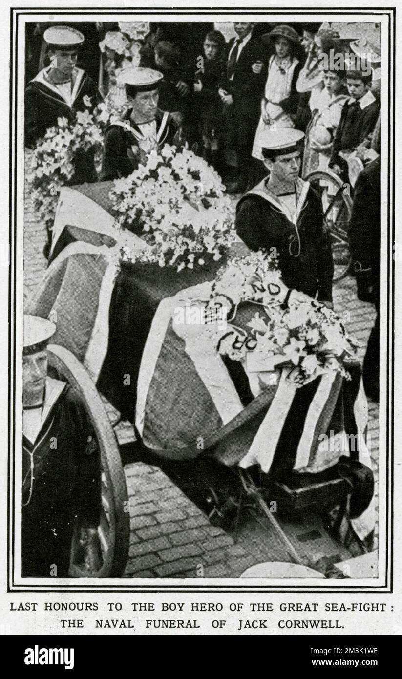 The Naval funeral of John 'Jack' Cornwell Stock Photo - Alamy
