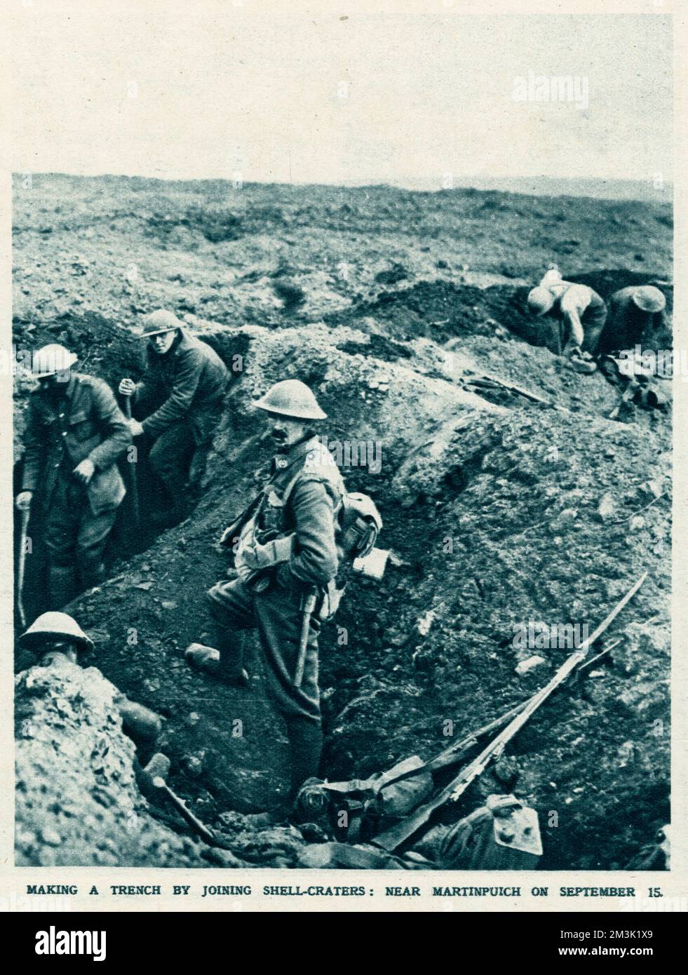 Shell craters hi-res stock photography and images - Alamy