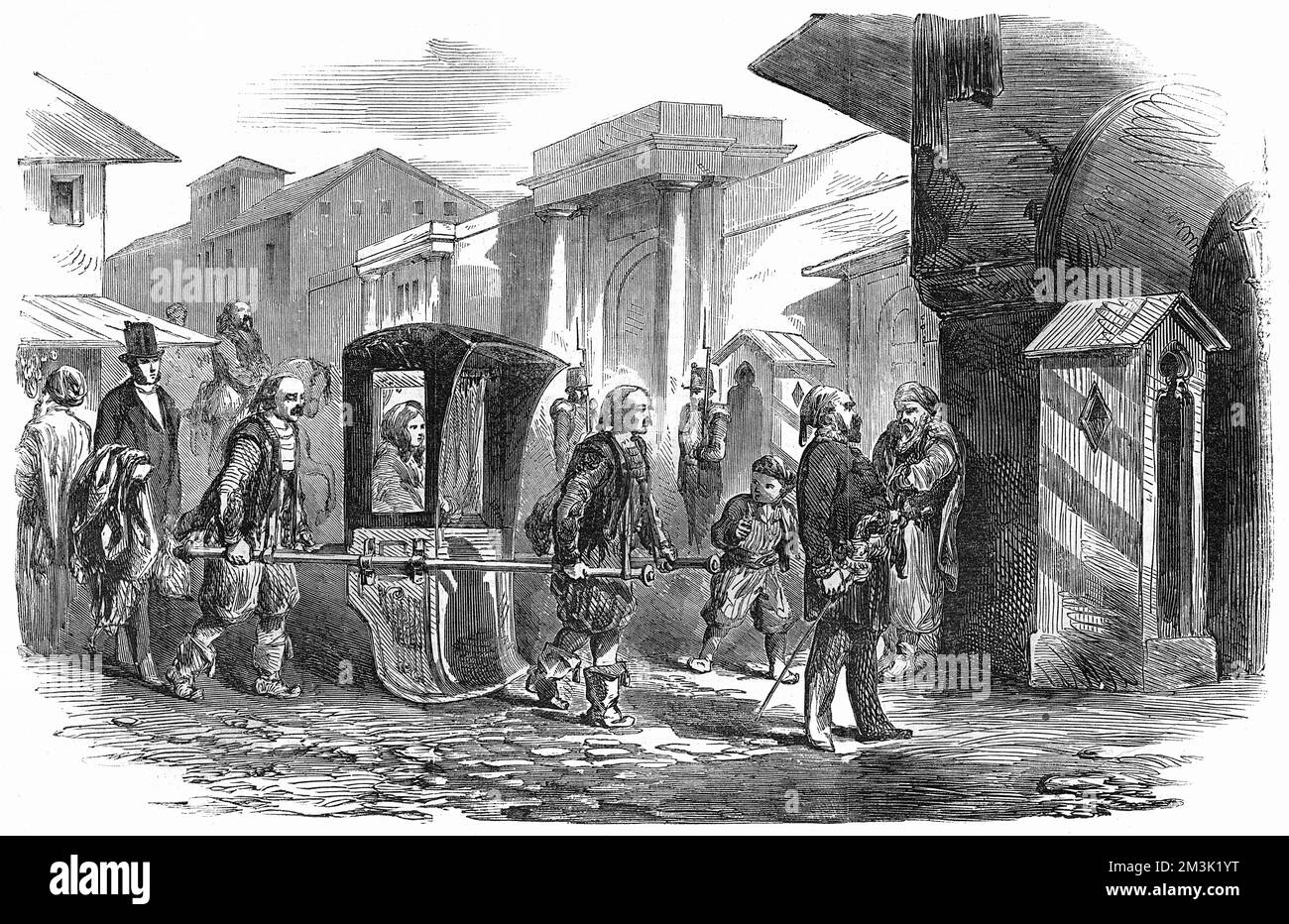 Lady Redcliffe in the British Army Hospital, Scutari 1855 Stock Photo ...