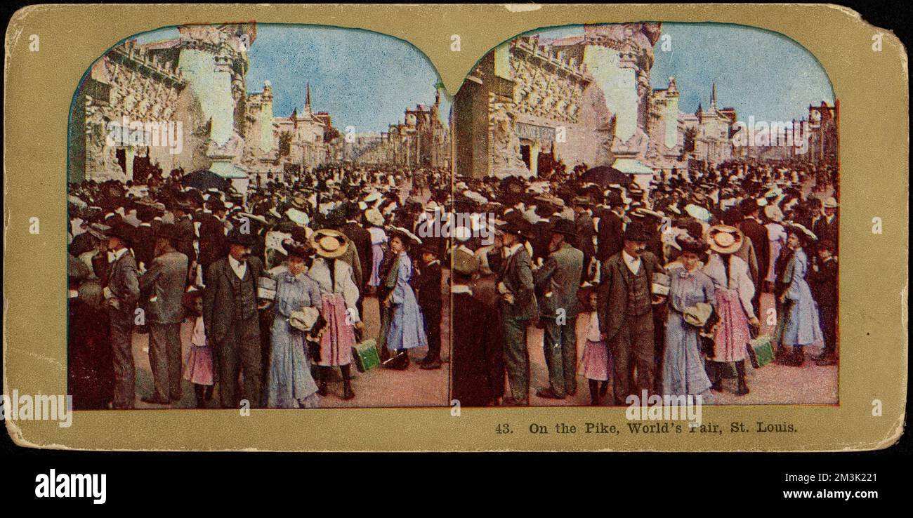 On the pike, World's Fair, St. Louis , Exhibitions, Crowds, Louisiana ...