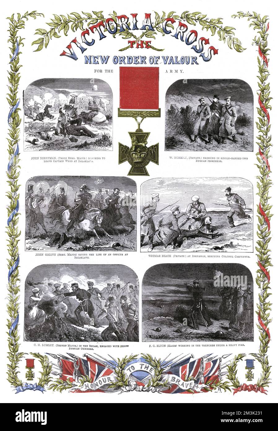 Victoria Cross, The New Order of Valour Stock Photo - Alamy