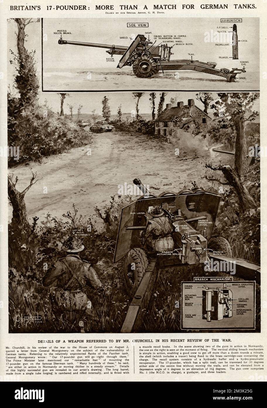 17 pounder gun hi-res stock photography and images - Alamy