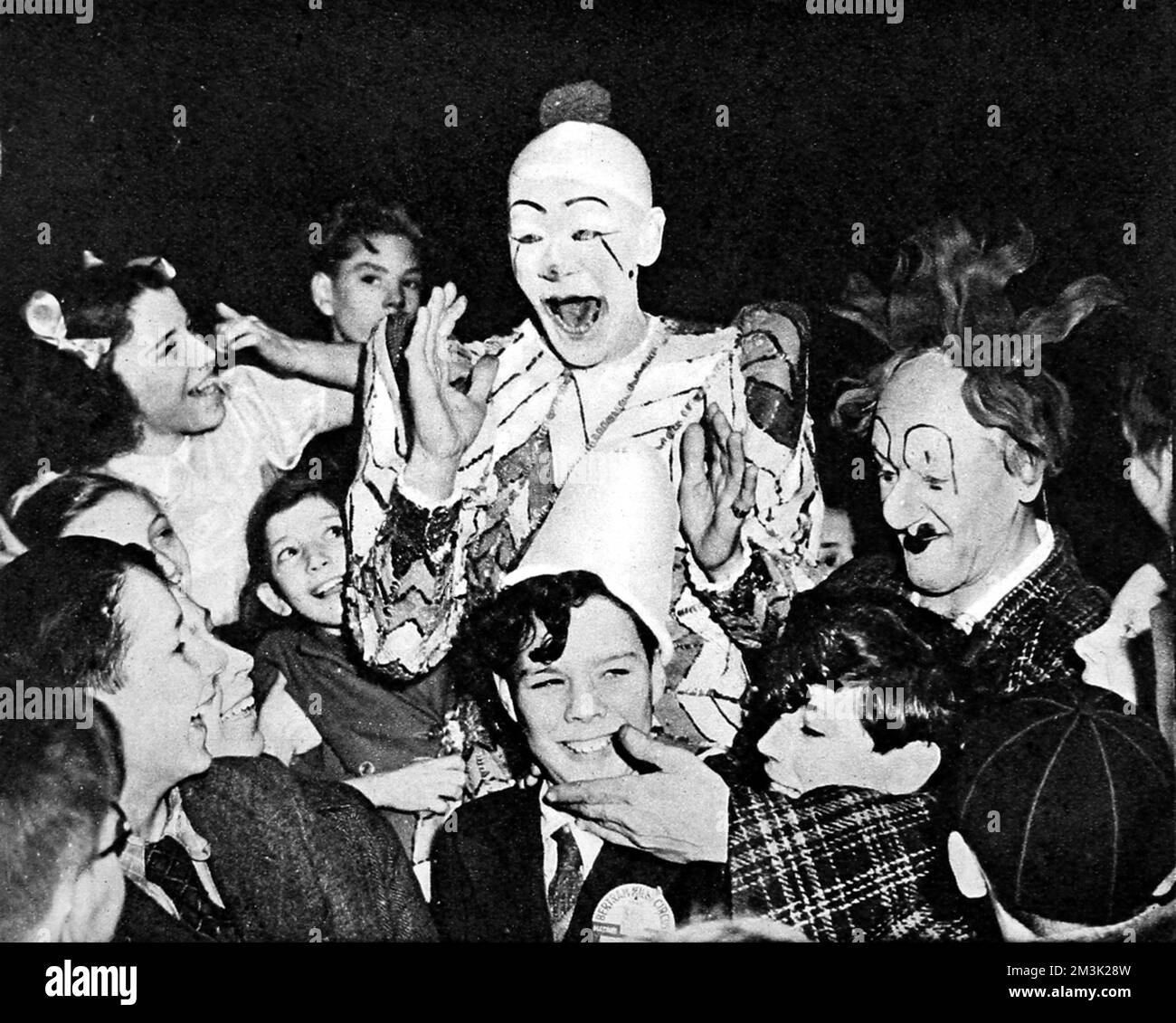 History of clowns Black and White Stock Photos & Images - Alamy