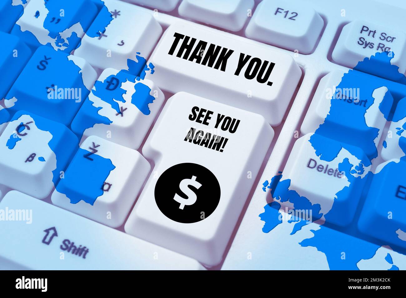 Handwriting text Thank You. See You Again. Business showcase polite ...