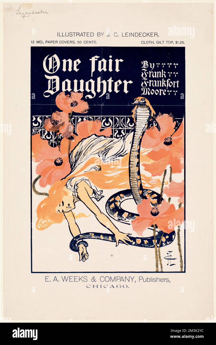 One fair daughter by Frank Frankfort Moore , Snakes, Flowers, Books ...