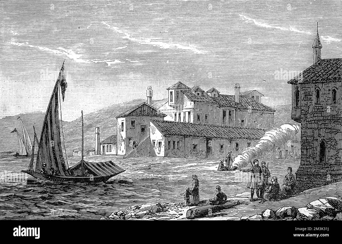 Missolonghi, Western Greece, 1888 Stock Photo - Alamy