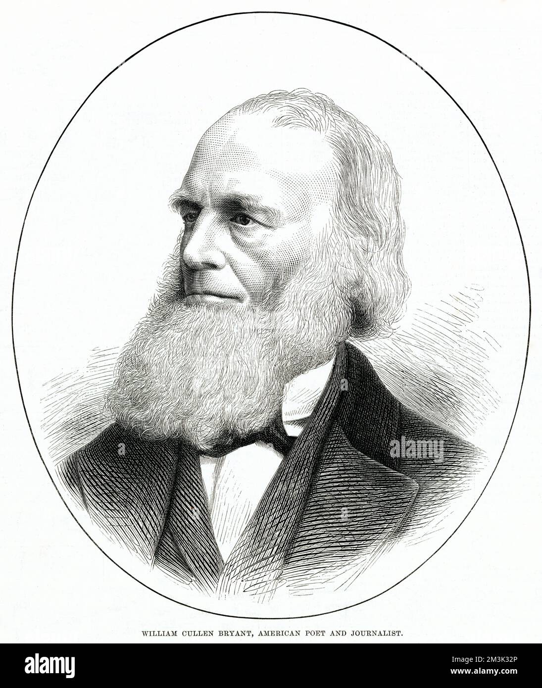 William Cullen Bryant (1794 - 1878), American poet and journalist Stock ...