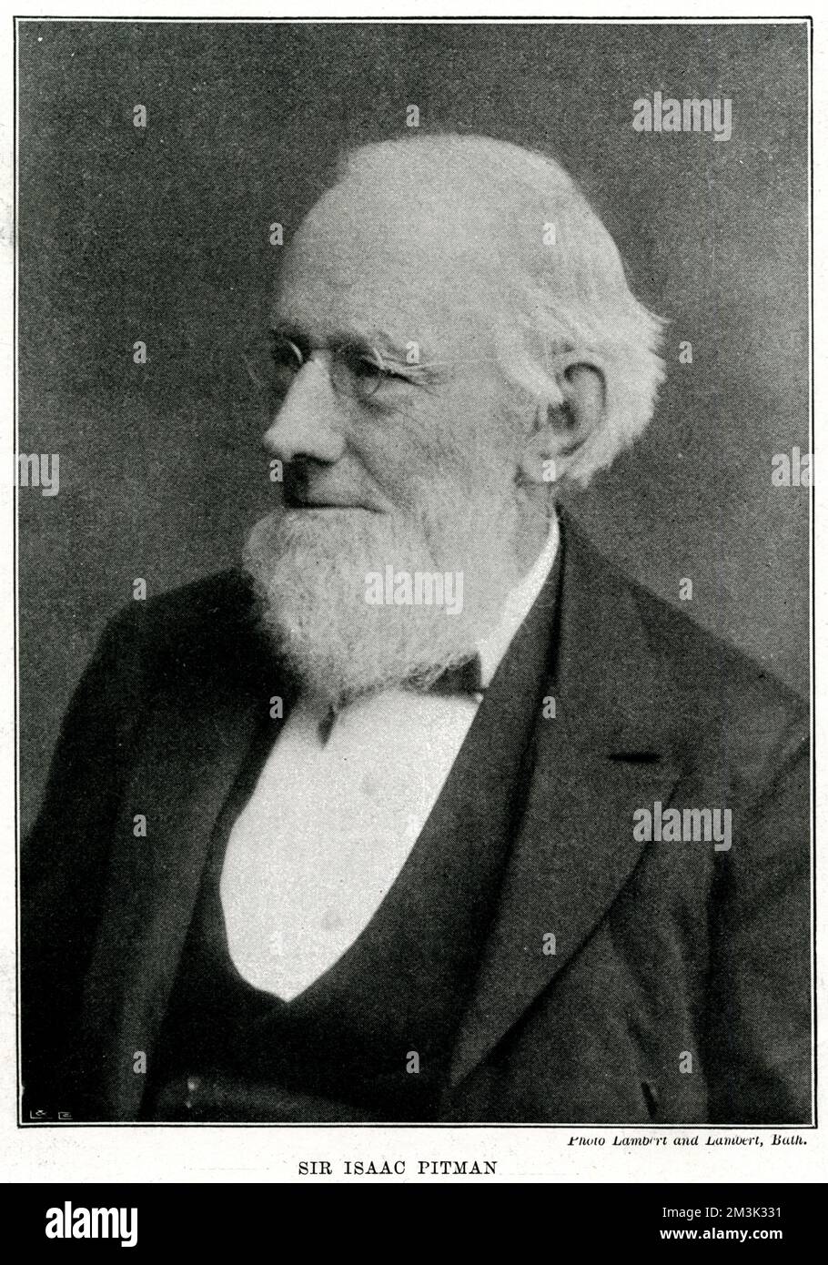 Sir Isaac Pitman (1813 - 1897), English teacher and inventor of ...