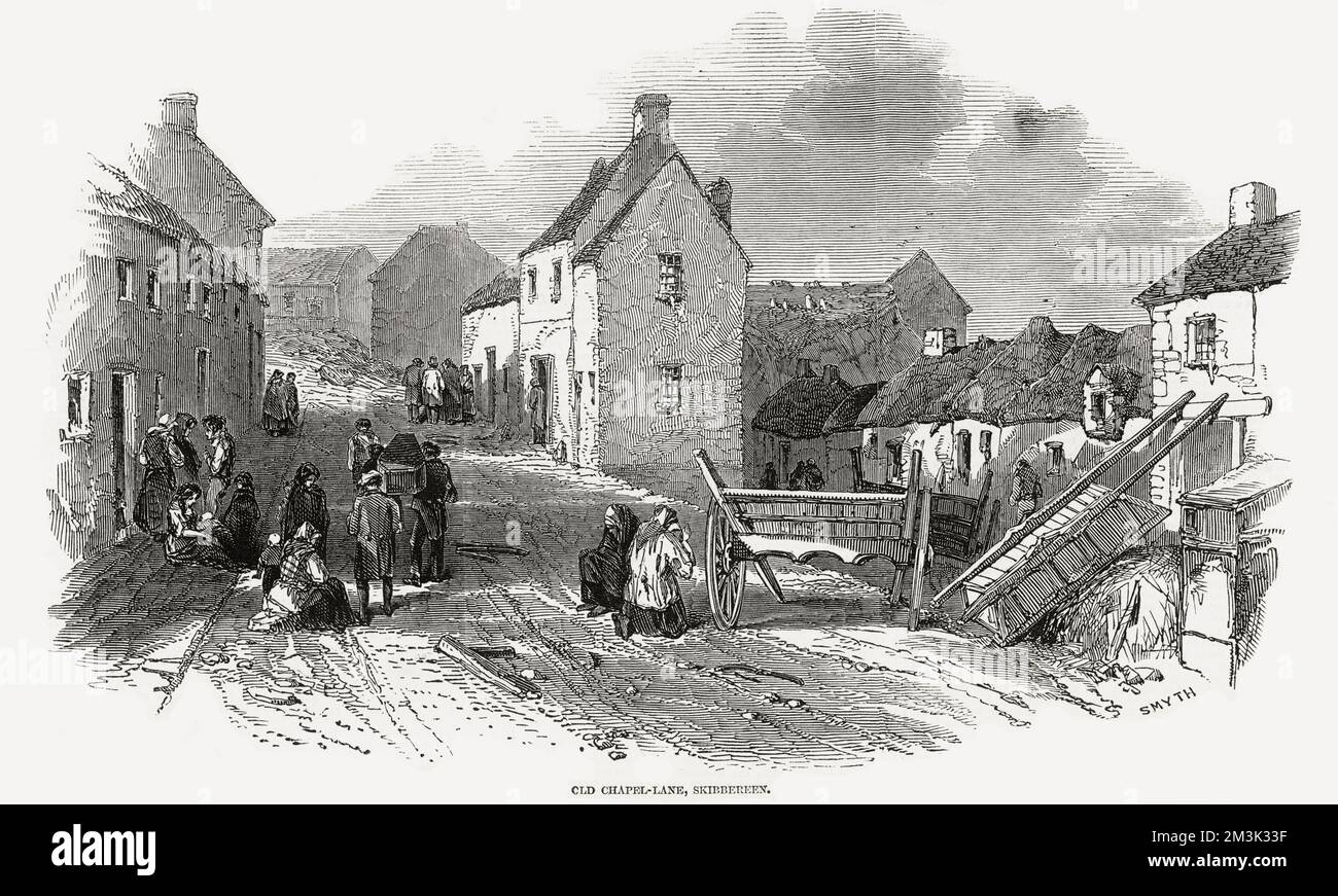 Death and disease in Skibbereen, Ireland Stock Photo - Alamy