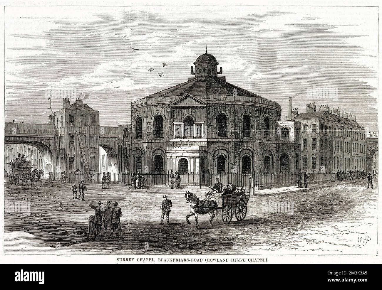 Surrey Chapel, London 1881 Stock Photo - Alamy