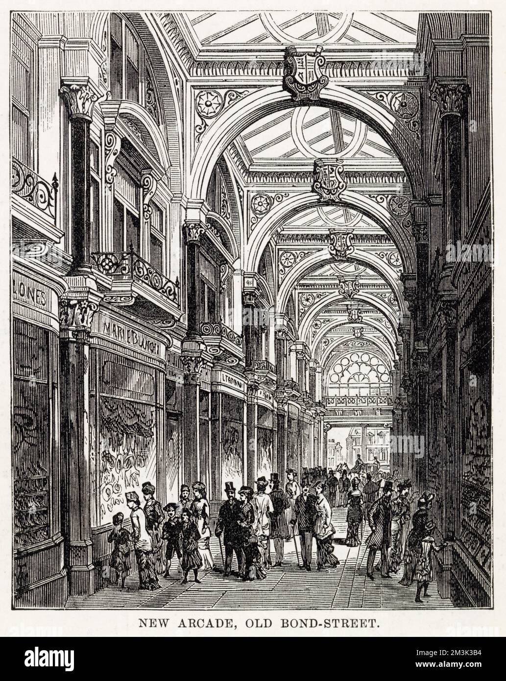 New Arcade, Old Bond Street Stock Photo - Alamy