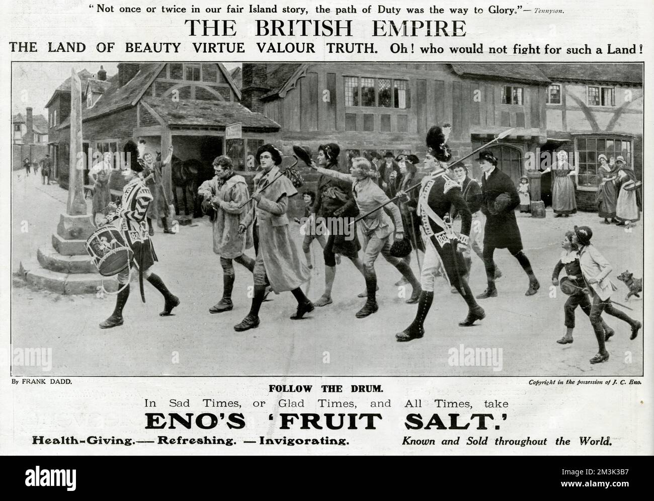 Advert for Eno's fruit salts 1915 Stock Photo - Alamy