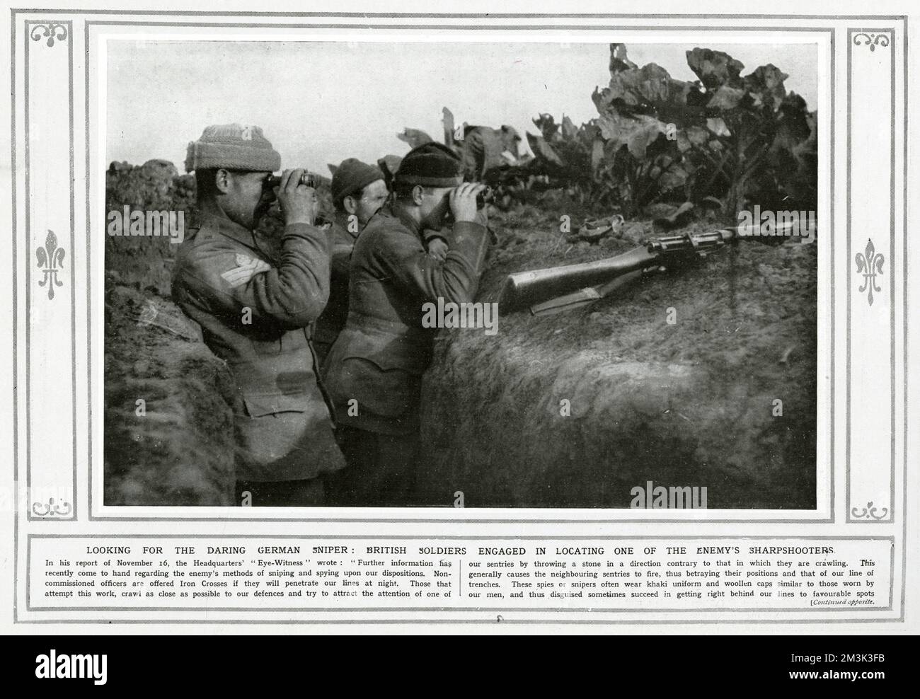 British soldiers engaged in locating the enemy Stock Photo - Alamy