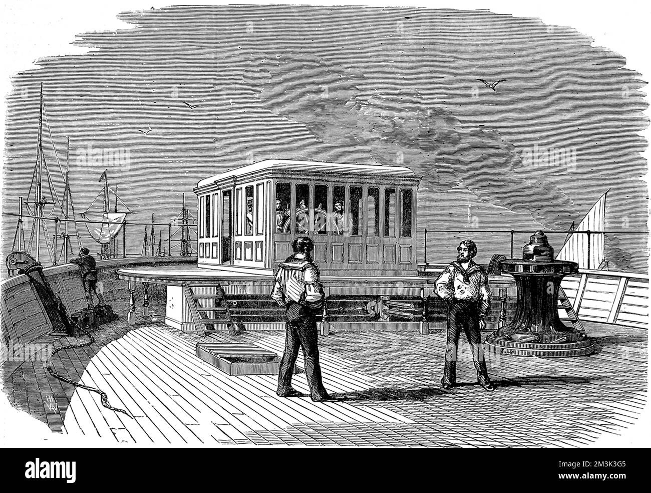 Stern deck, steering apparatus and wheelhouse of I.K. Brunel's ...