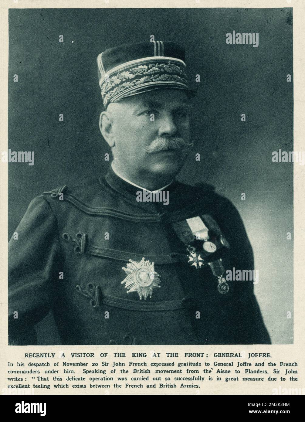 General Joffre (1852 - 1931), French general, Commander-in-Chief of the ...
