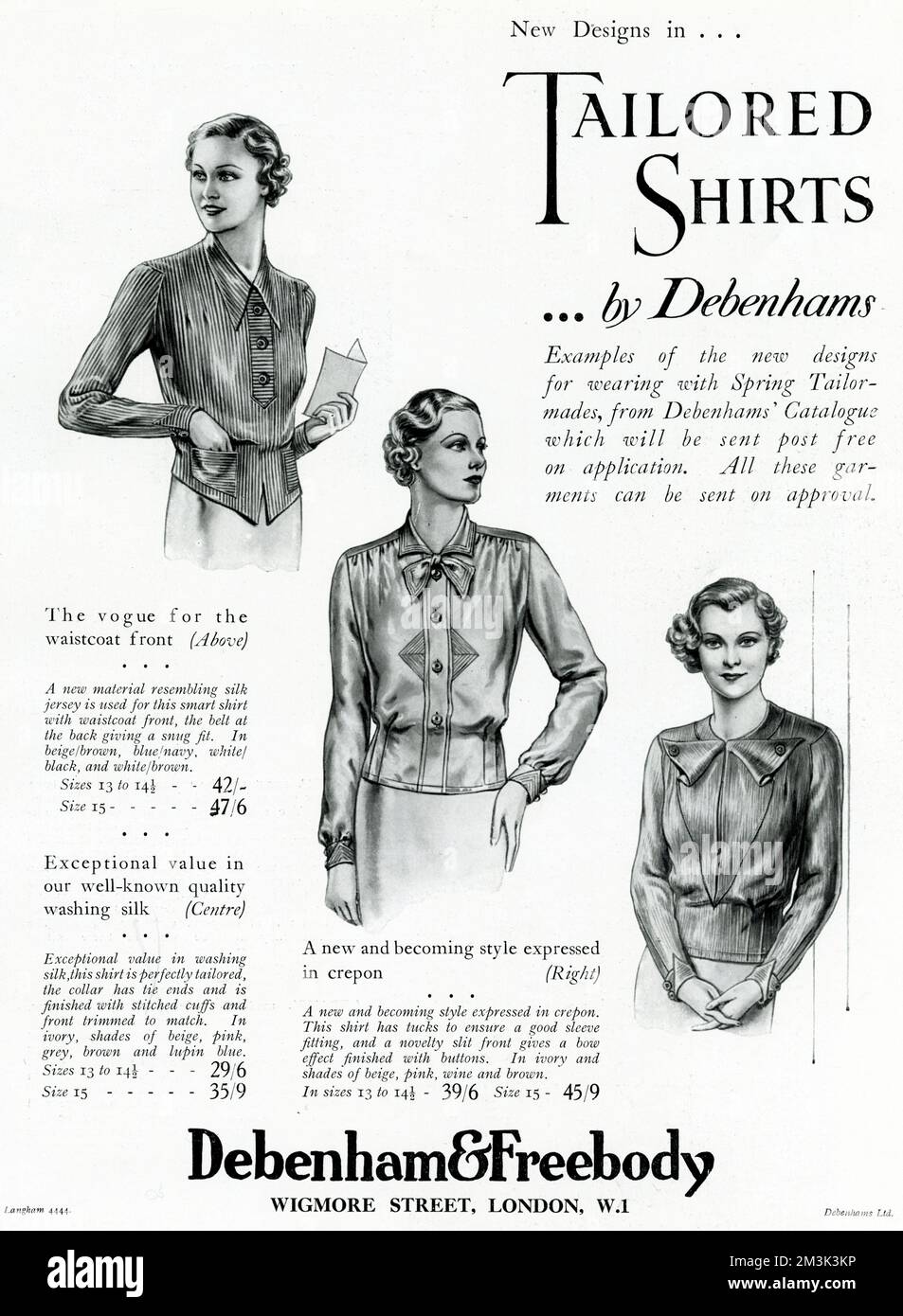 Women's fashion 1935 hi-res stock photography and images - Alamy