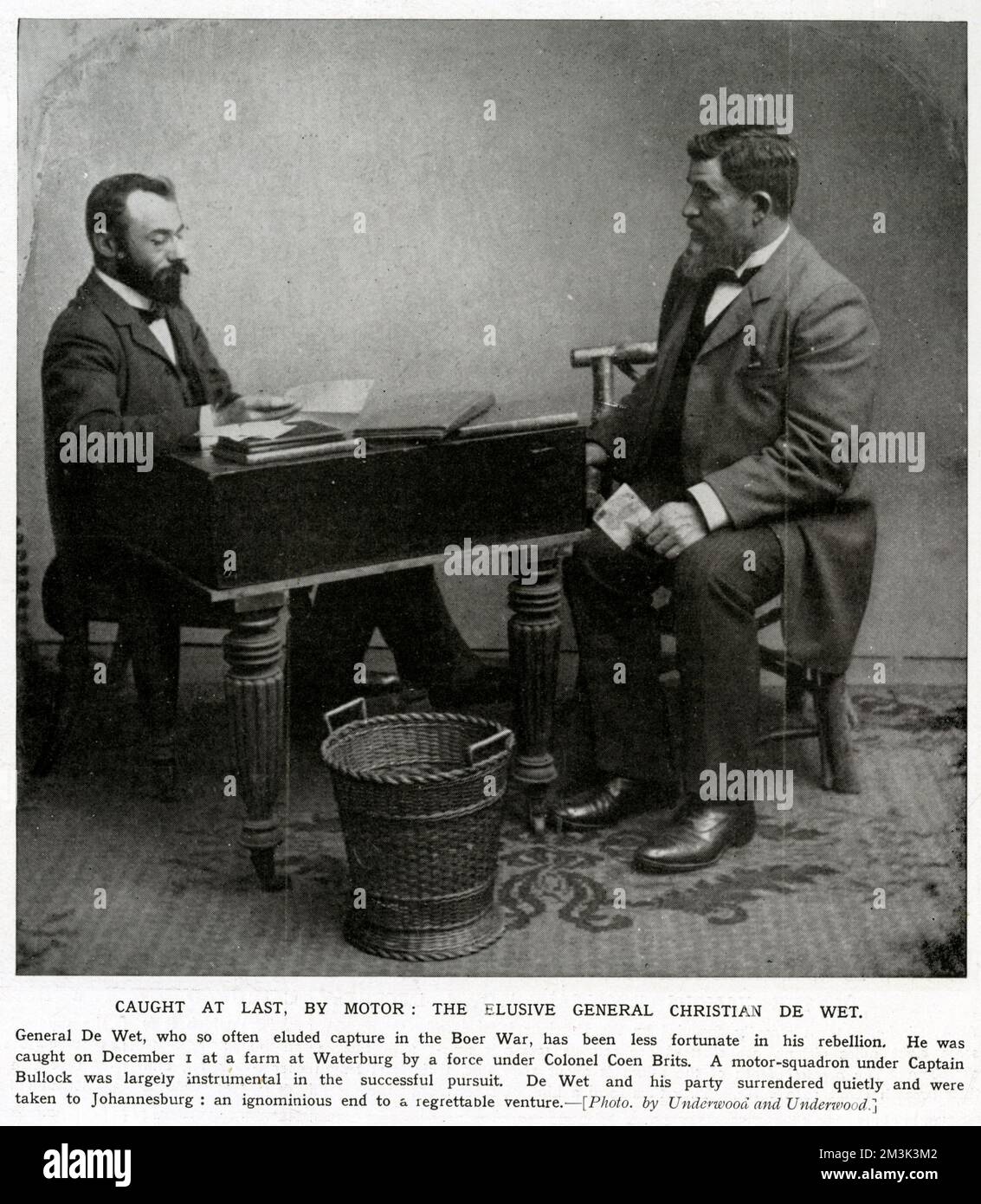 Caught at Waterburg by a force under Colonel Coen Brits: The 'elusive ...