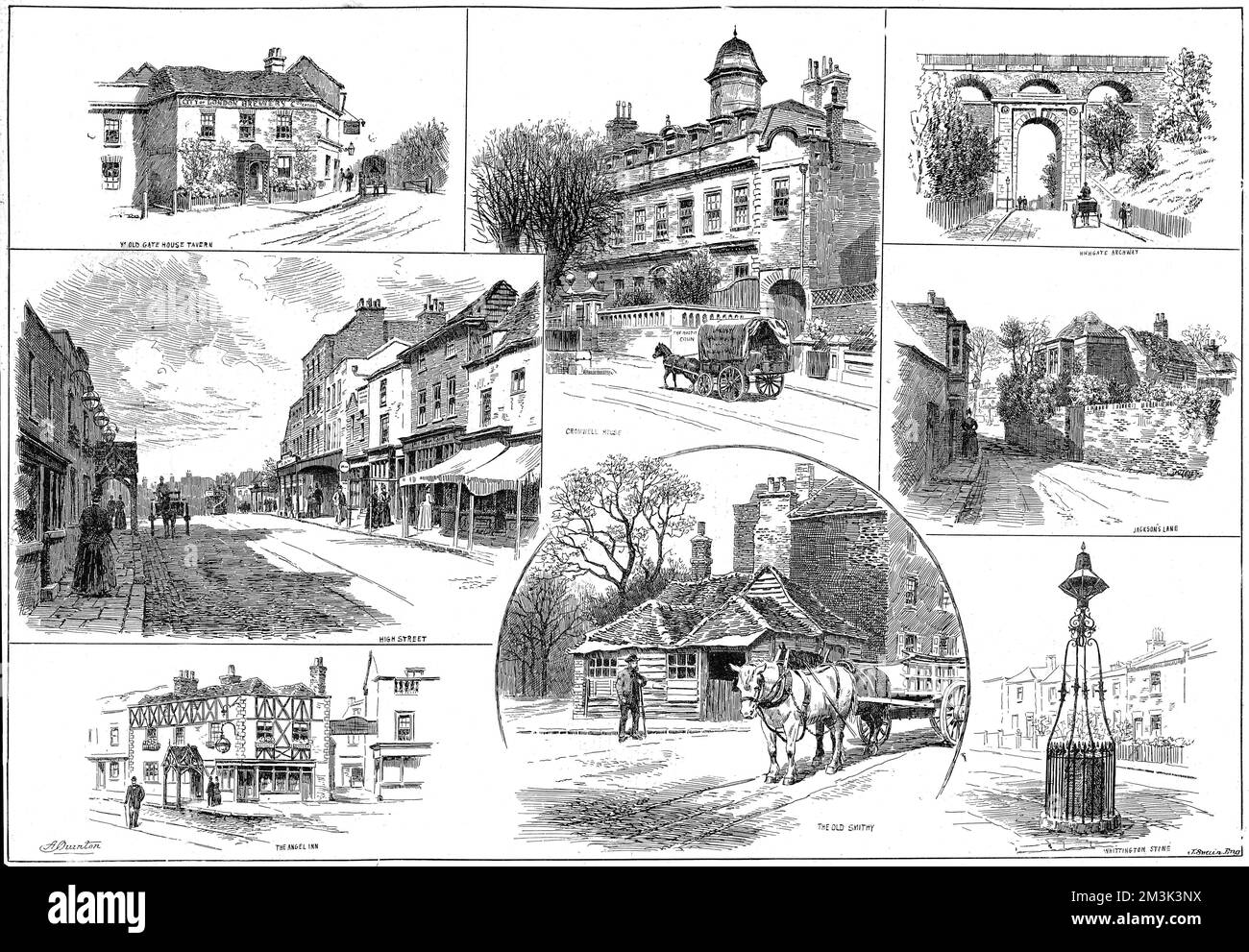 Highgate london Black and White Stock Photos & Images - Alamy