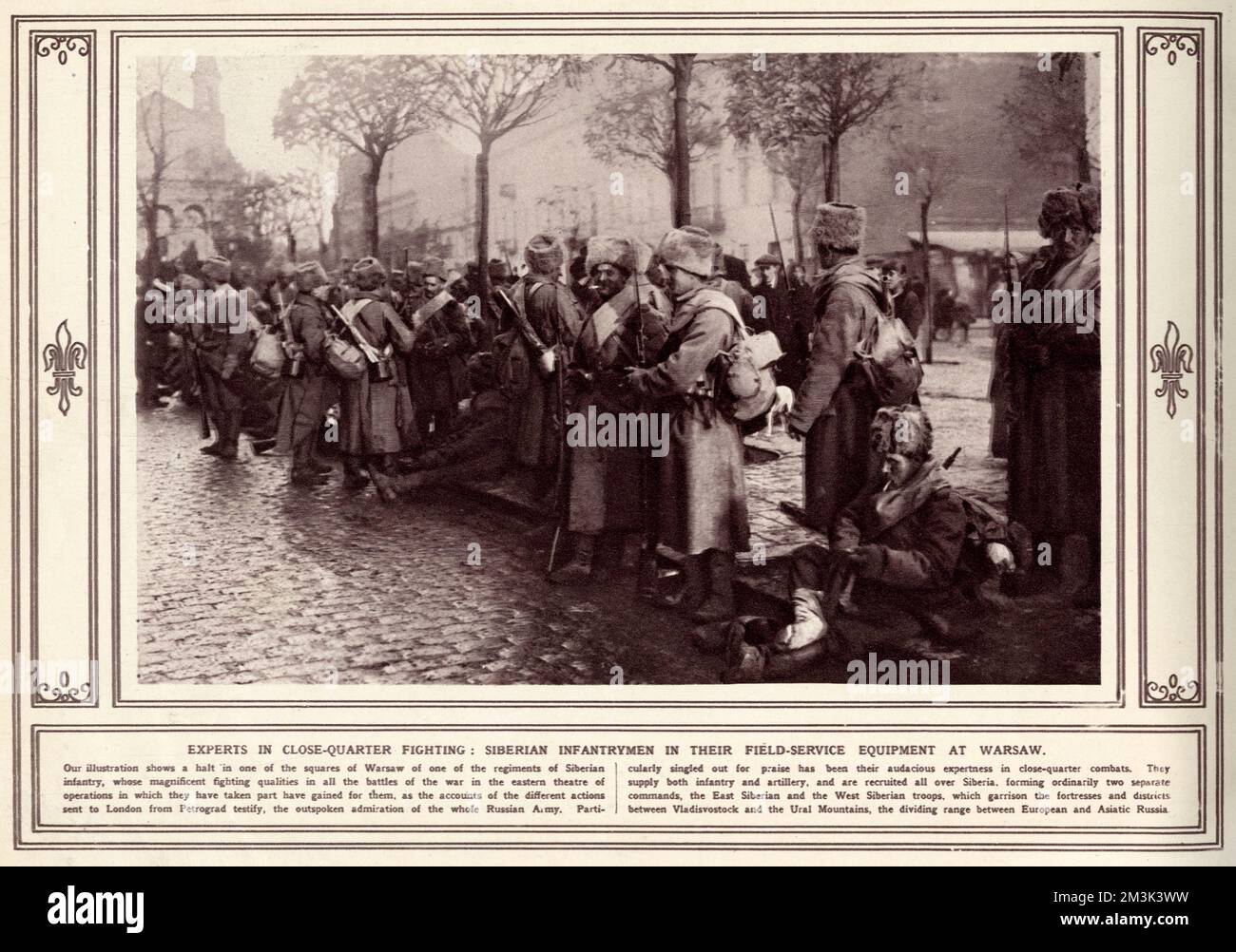 Siberian infantrymen in their field Stock Photo - Alamy