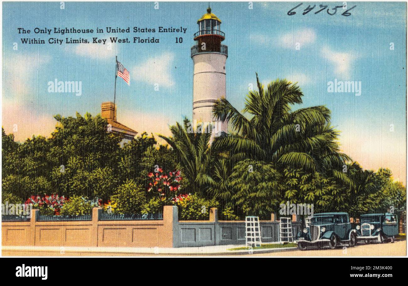 The only lighthouse in United States entirely within city limits, Key ...