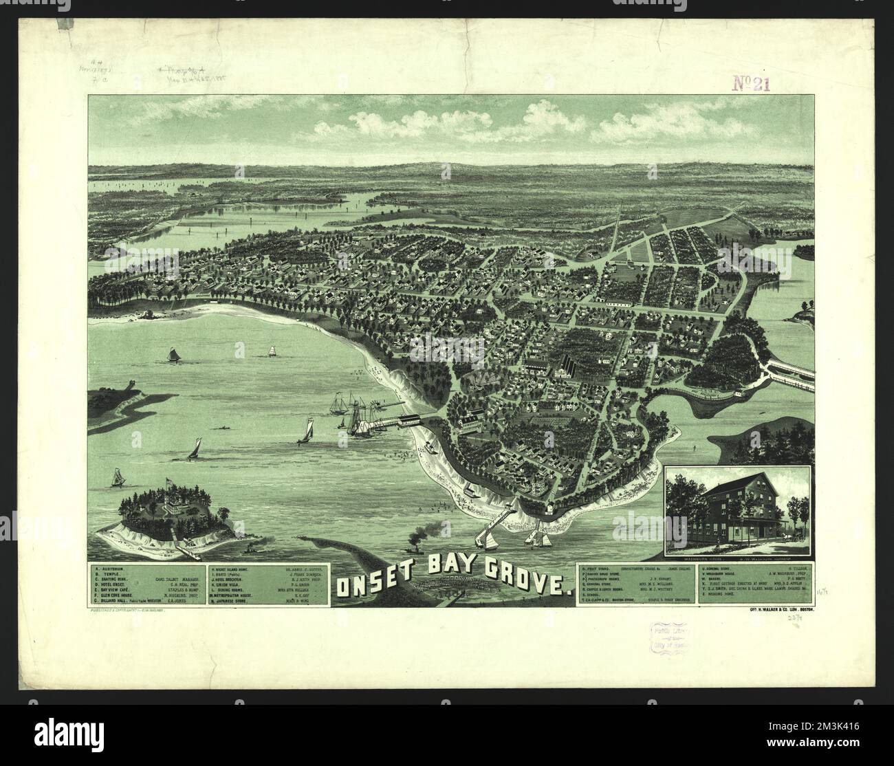 Onset Bay Grove, Wareham, Mass , Wareham Mass. : Town, Aerial views ...