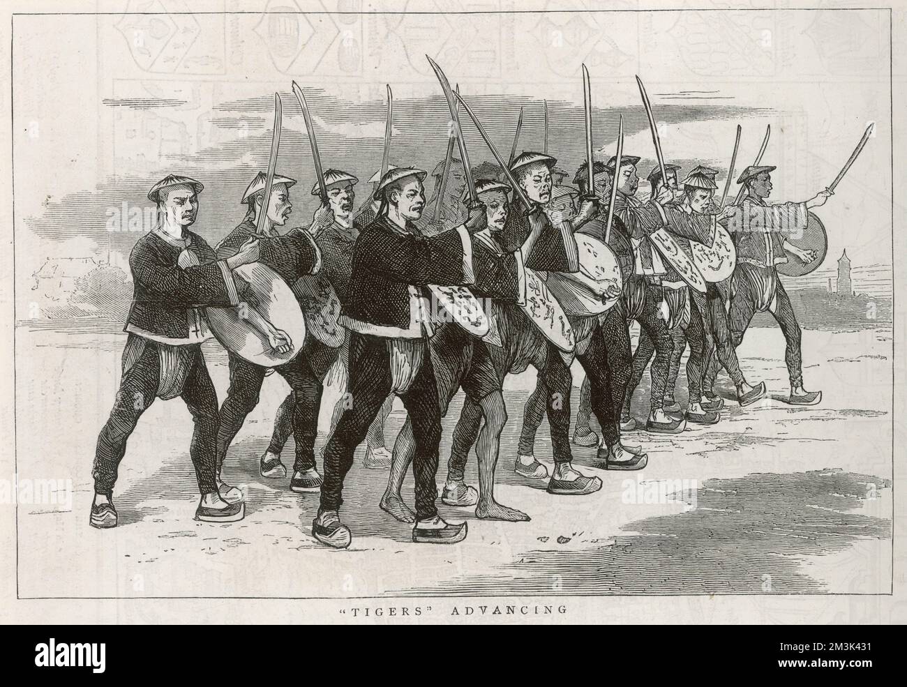 Chinese Soldiers advancing Stock Photo - Alamy