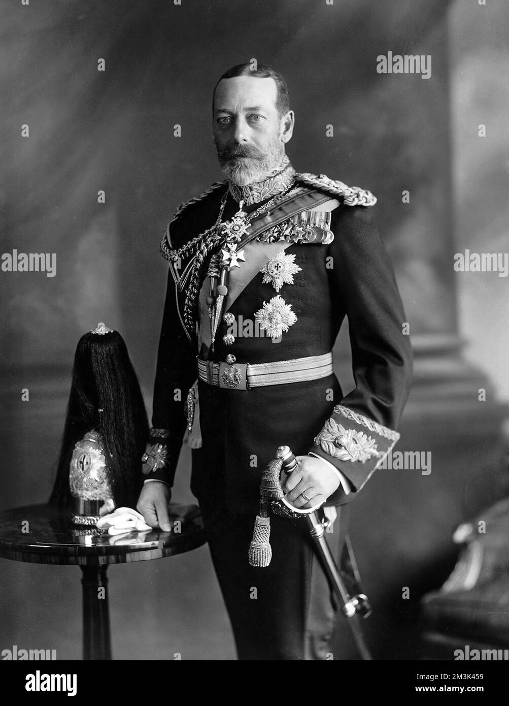 King george v portrait Black and White Stock Photos & Images - Alamy