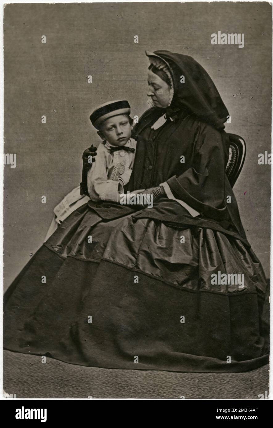 Queen Victoria and Prince Wilhelm of Prussia Stock Photo - Alamy