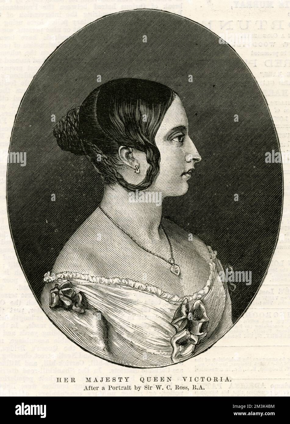 Queen Victoria (1819 - 1901) British Royalty. During the 1840's ...