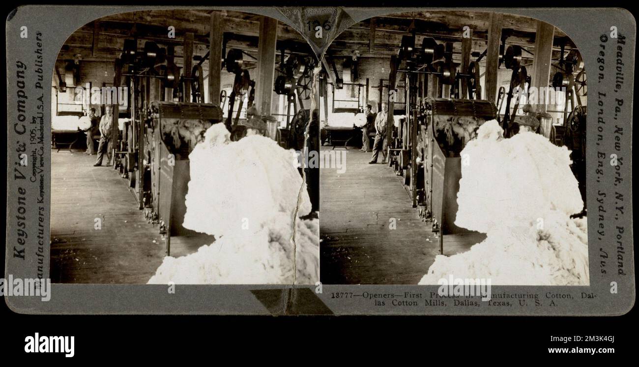 Openers - first process in manufacturing cotton , Cotton industry ...