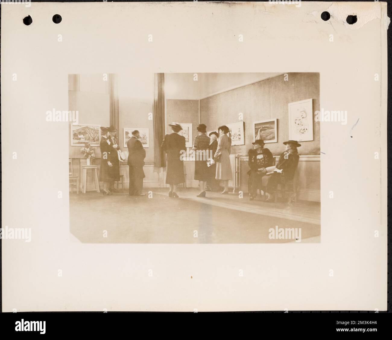 [Ope]ning day of the print & watercolor show, 50 Beacon Street, Boston ...