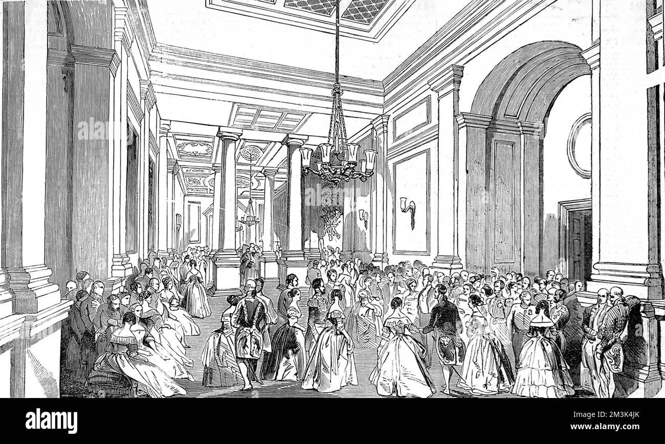 Royal Exchange Ball, Mansion House, London 1844 Stock Photo - Alamy