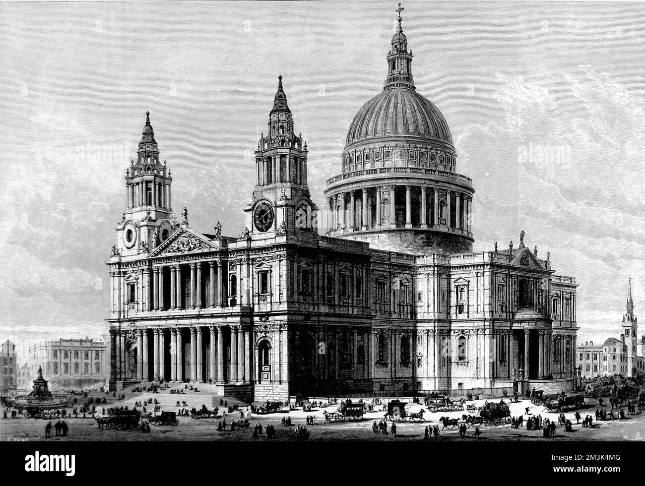 St pauls cathedral historical hi-res stock photography and images - Alamy