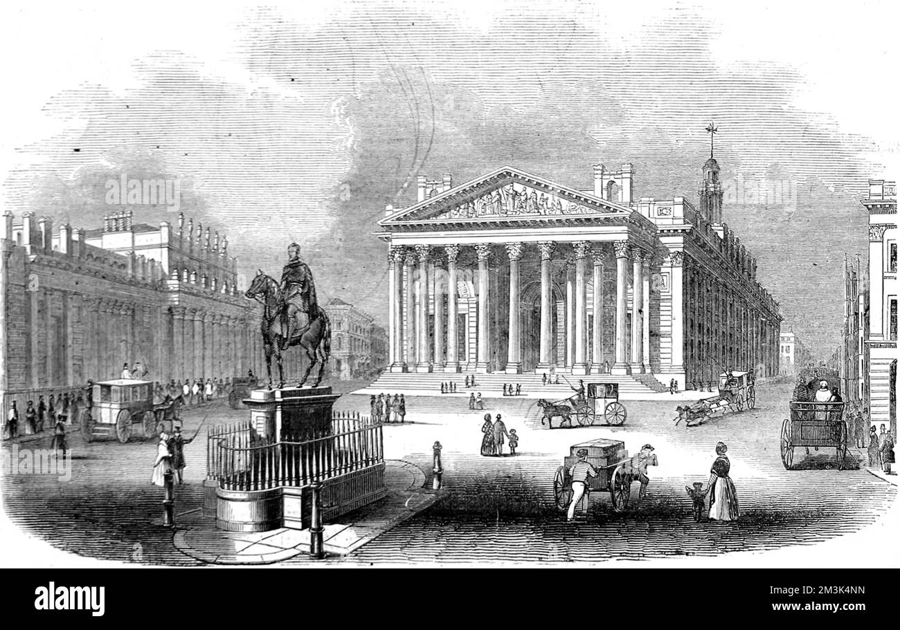 1844 royal exchange hi-res stock photography and images - Alamy