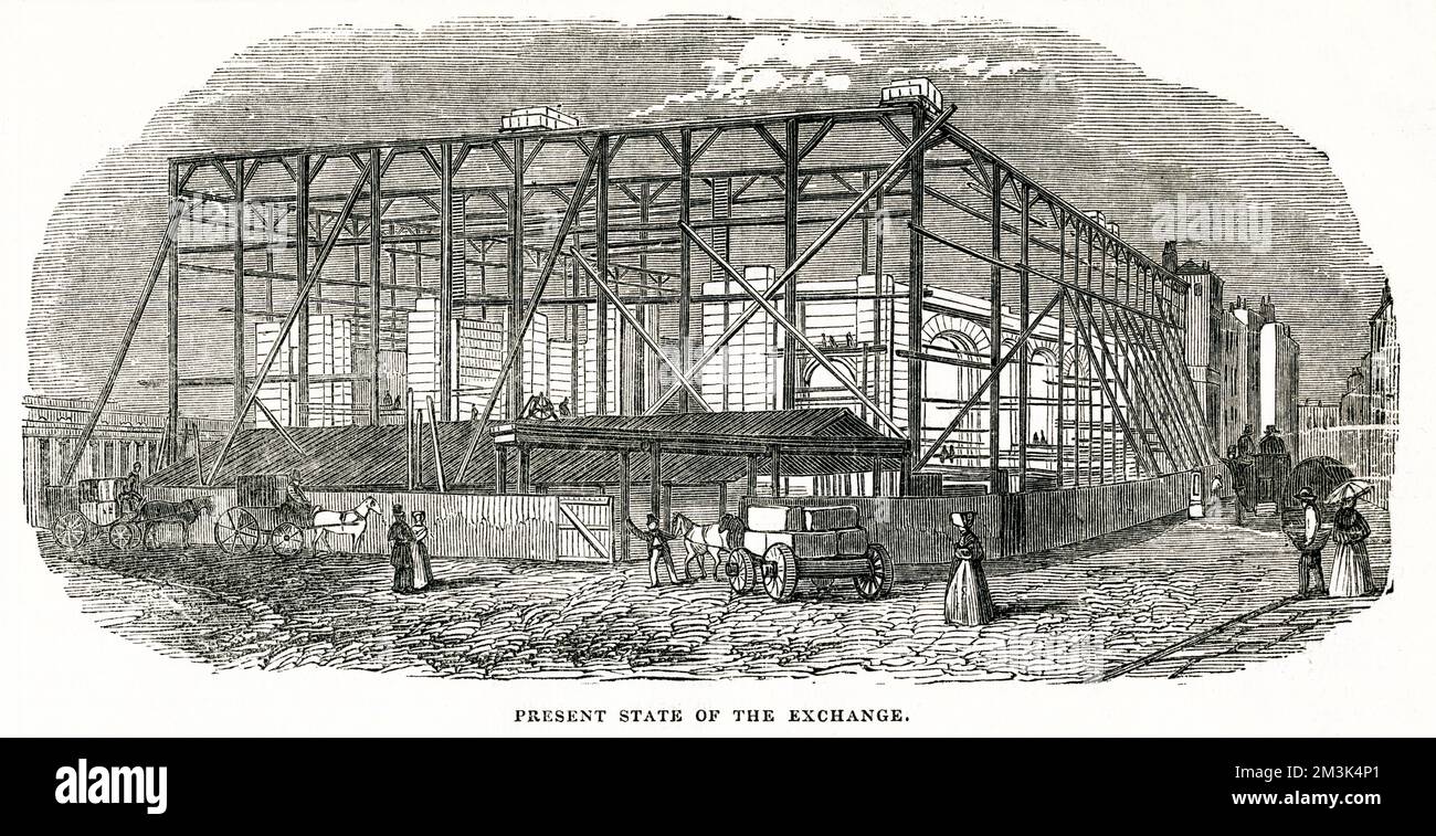 London construction history hi-res stock photography and images - Alamy