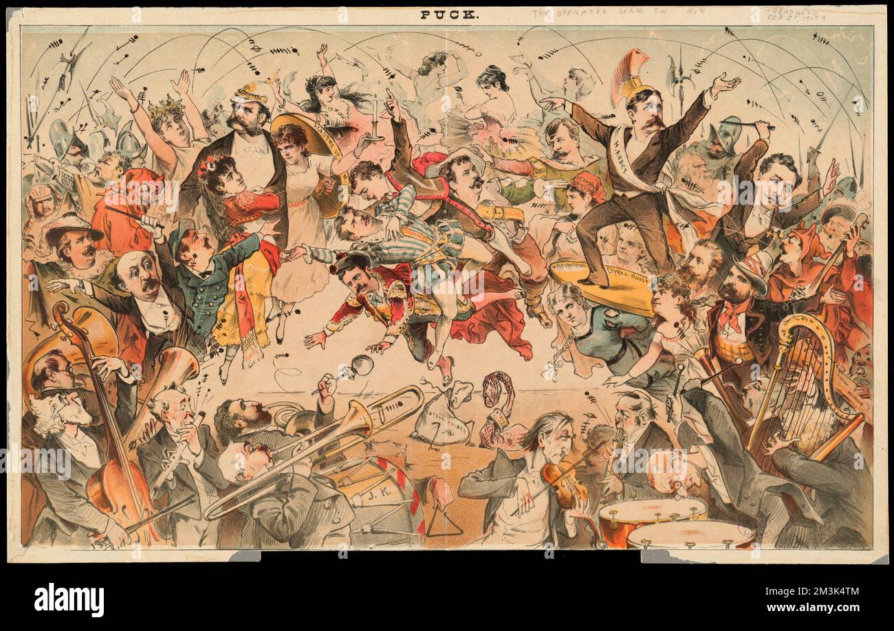 The operatic war in N. Y. , Opera singers, Academy of Music New York, N ...