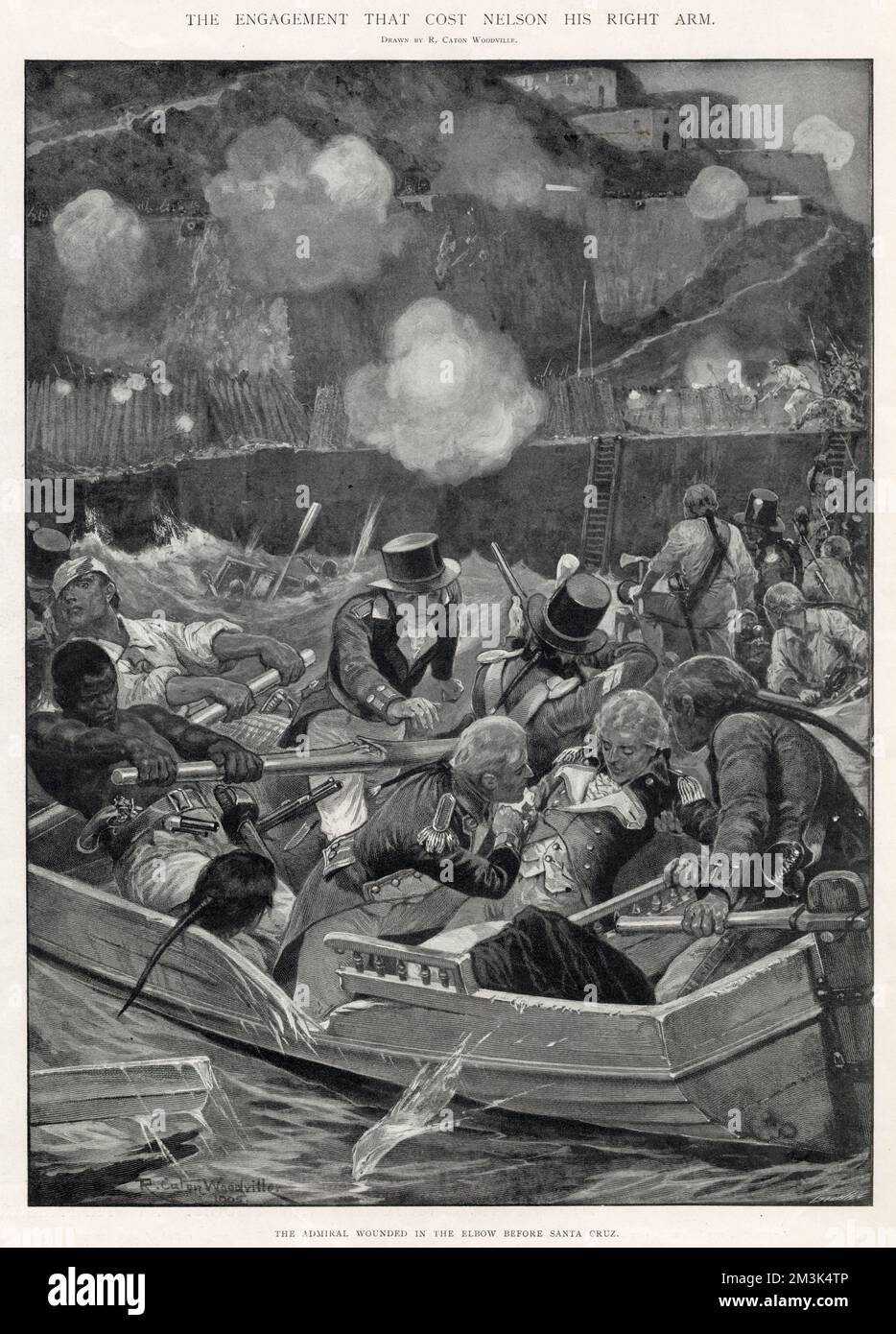 This is the engagement that cost Nelson his right arm. In the attack on ...